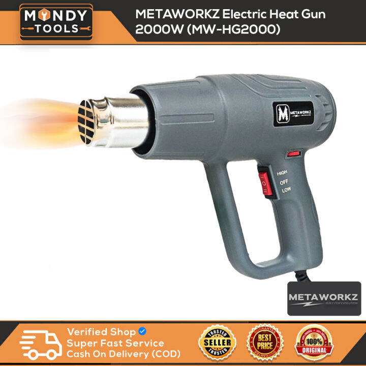 METAWORKZ Electric Heat Gun 2000W (MW-HG2000) (Original) | Lazada PH