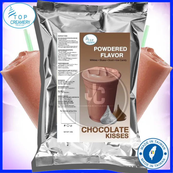 Top Creamery™ Chocolate Kisses Powder 1kg / Milktea Iced Drink Frappe ...