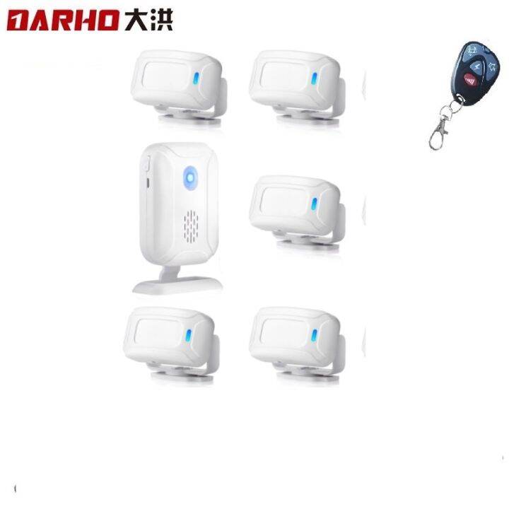 Darho Shop Store Home Security Welcome Chime Wireless Infrared PIR Motion Sensor Detector Alarm ...
