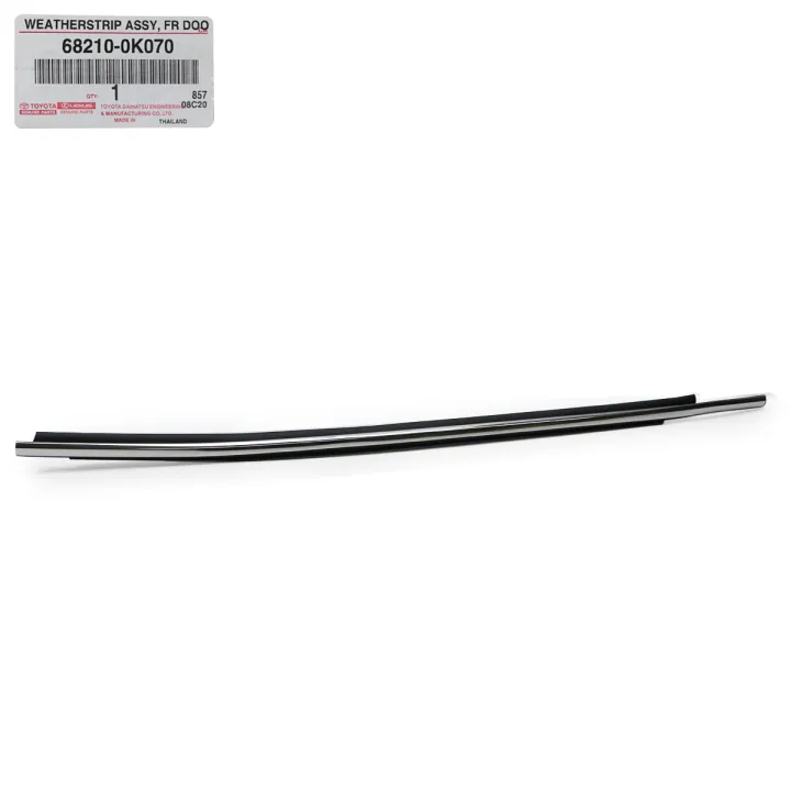 ยางรีดน้ำกระจกด้านนอก ข้างหน้า-ซ้าย ของแท้ รุ่น 4ประตู สีโครเมี่ยม ...