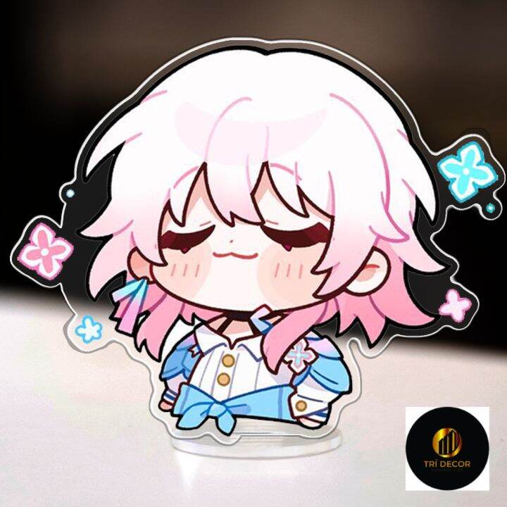 Mô hình đứng standee bằng arcrylic Honkai Star Himeko Welt Chibi Game ...