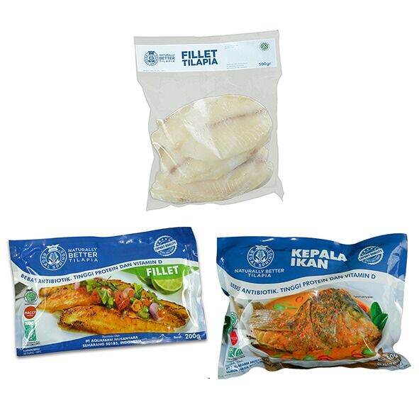 Regal Springs Tilapia Fillet 200gr + Regal Springs Tilapia Fillet 500gr ...