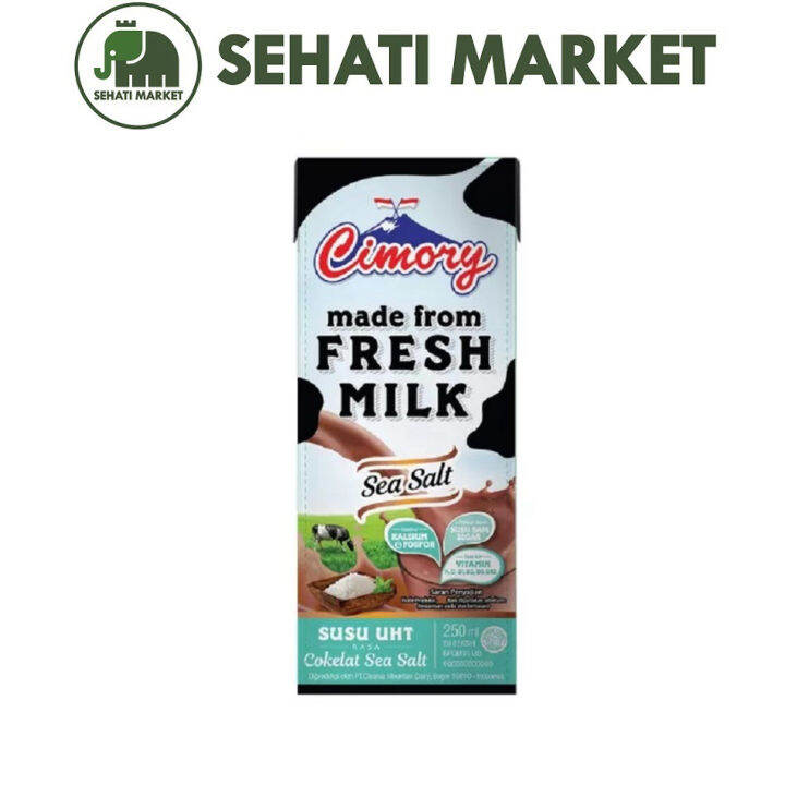 CIMORY FRESH MILK SUSU UHT COKELAT SEA SALT 250ml | Lazada Indonesia