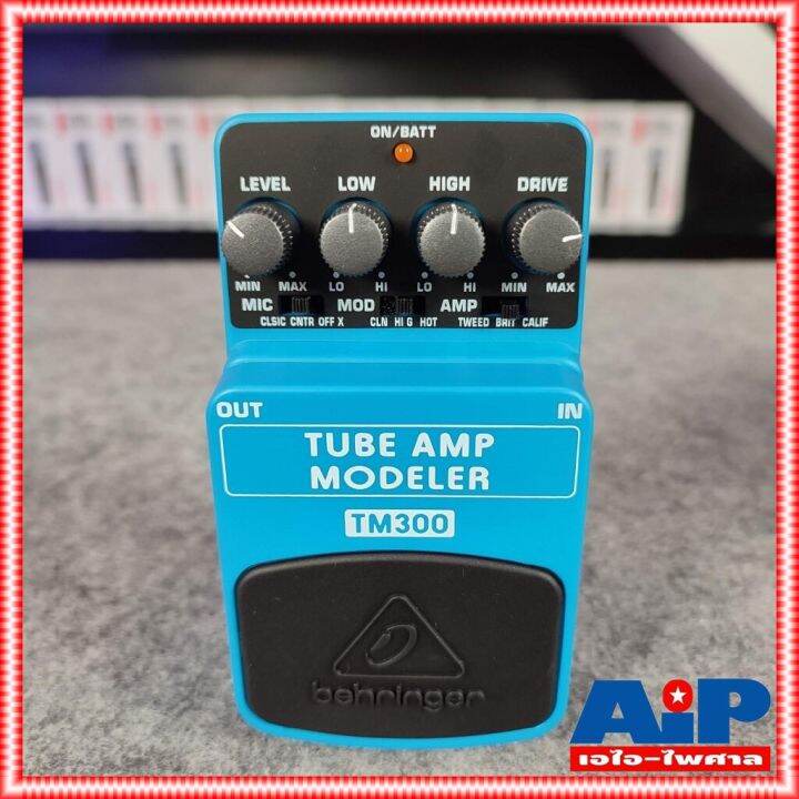 BEHRINGER TM300 เอฟเฟคกีต้าร์ Tube Amp Modeler TM 300 TM-300 effect ...