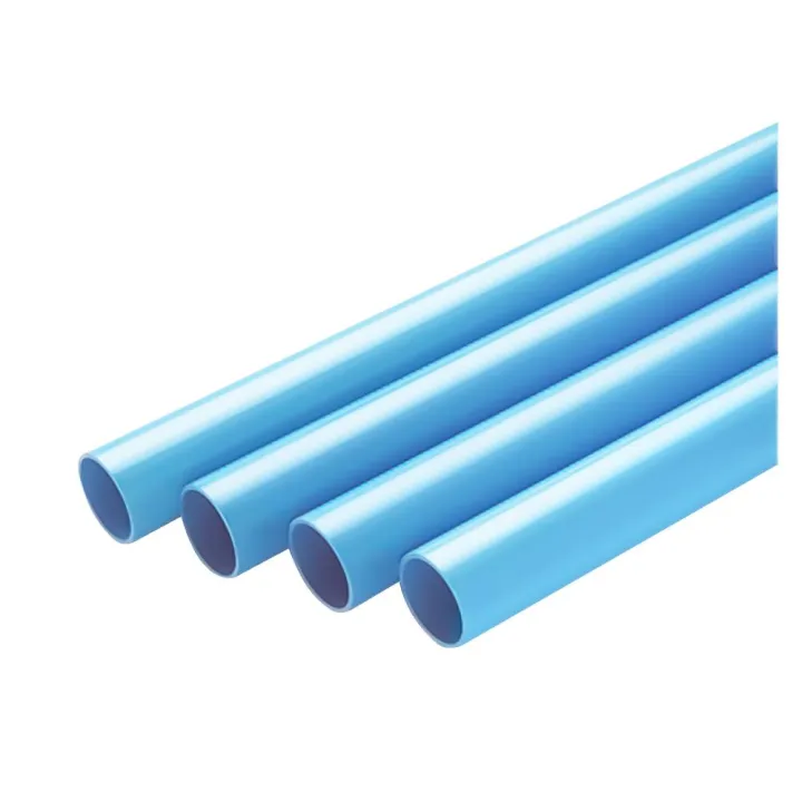 ท่อประปา ตราเสือ CLASS 8.5 1 นิ้ว 2 เมตร สีฟ้าRIGID PVC WATER PIPE ...