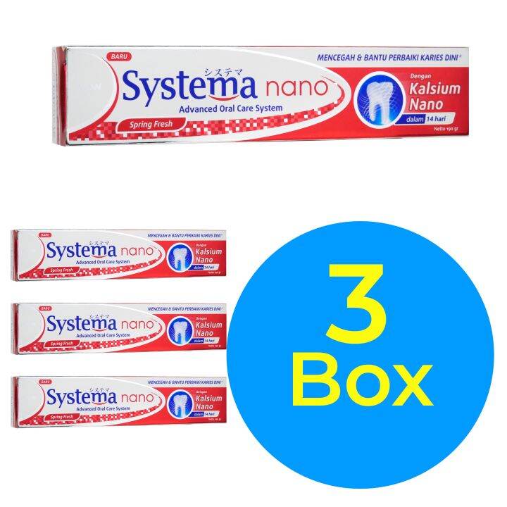 Systema Toothpaste 190g Spring Fresh (3Box) | Lazada Singapore