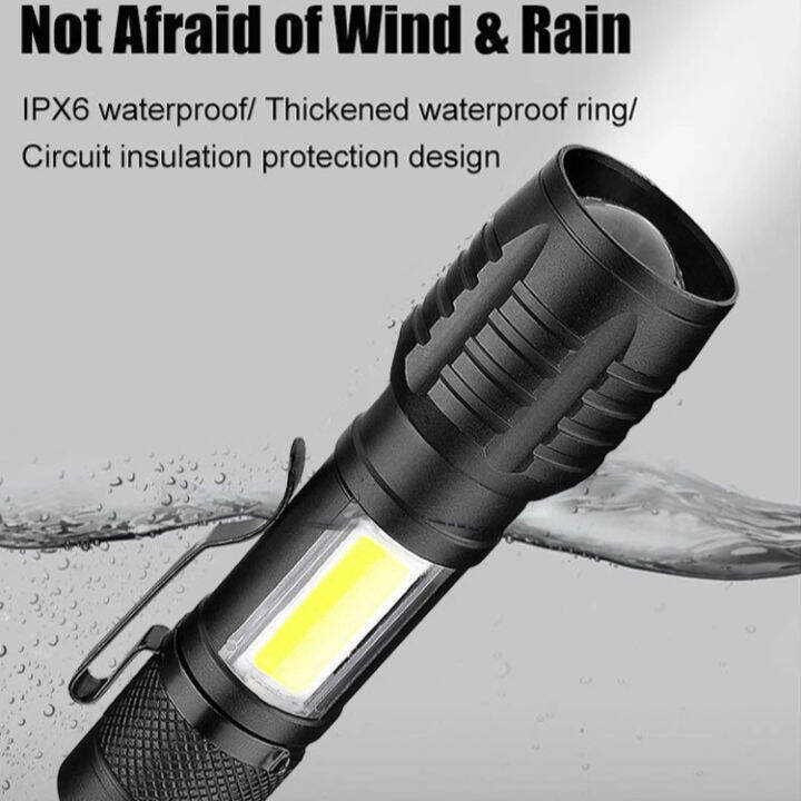 yikui Mini telescopic zoom USB flashlight | Lazada PH