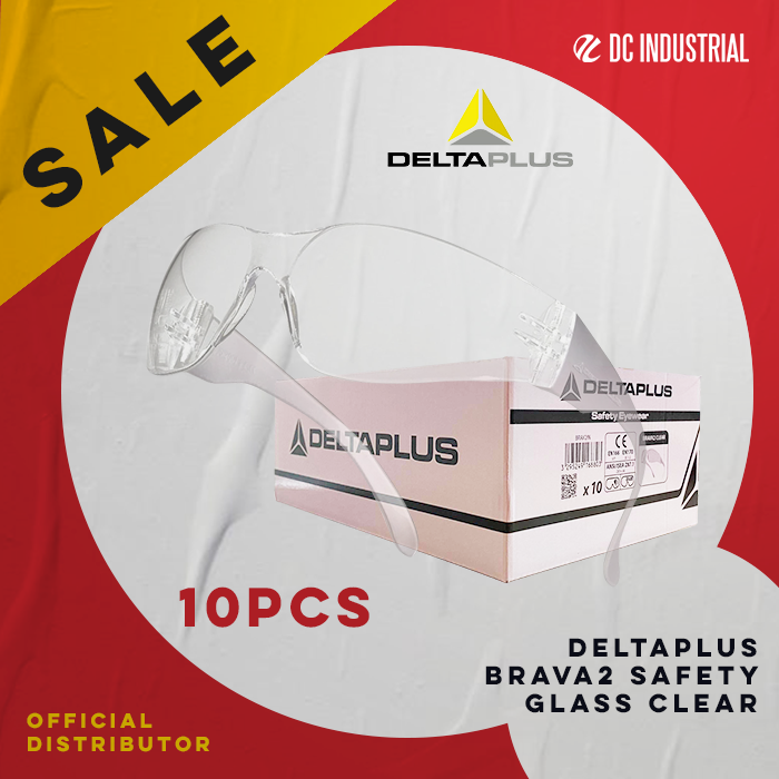 Delta Plus BRAVA2 Safety Glasses Clear (10pcs) | Lazada PH