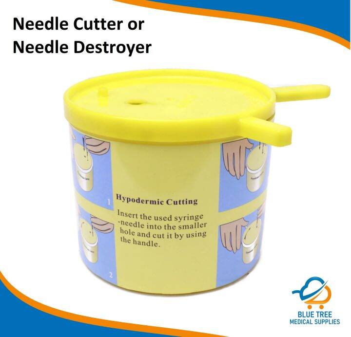 Needle Cutter Needle Destroyer Syringe Cutter - Round Shape or Square ...