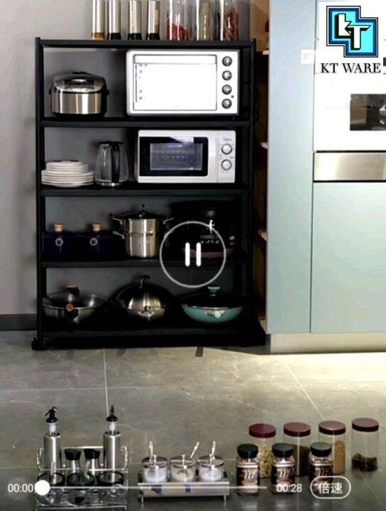 KT WARE Stainless Steel Multilayer Racks / Kitchen Shelves / Pots ...