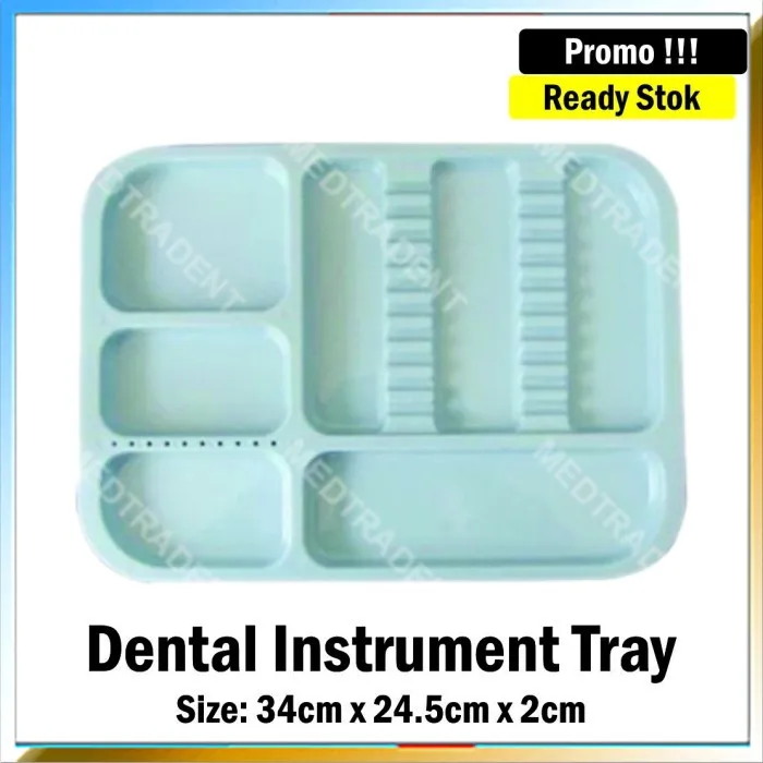 Instrumen Tray Plastik Sekat/ Nierbeken DT01 Divided Putih | Lazada ...