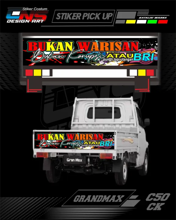 stiker grandmax stiker all pick up stiker decal pintu belakang stiker ...