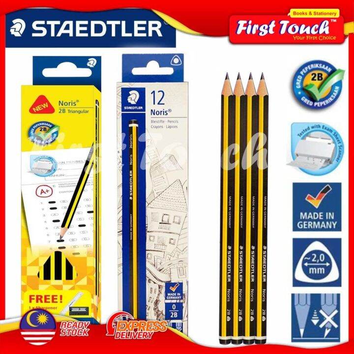 STAEDTLER Noris 2B Pencil 118 / 120 (12's / box) | Lazada