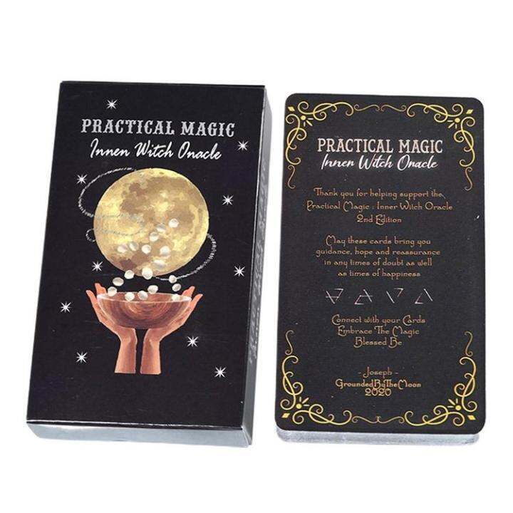 การ์ด Oracle อ่าน Fate Practical Magic Tarot การ์ดเกมกระดานตารางไพ่ทาโรต์สำหรับการทำนายดวงชะตาใน ...