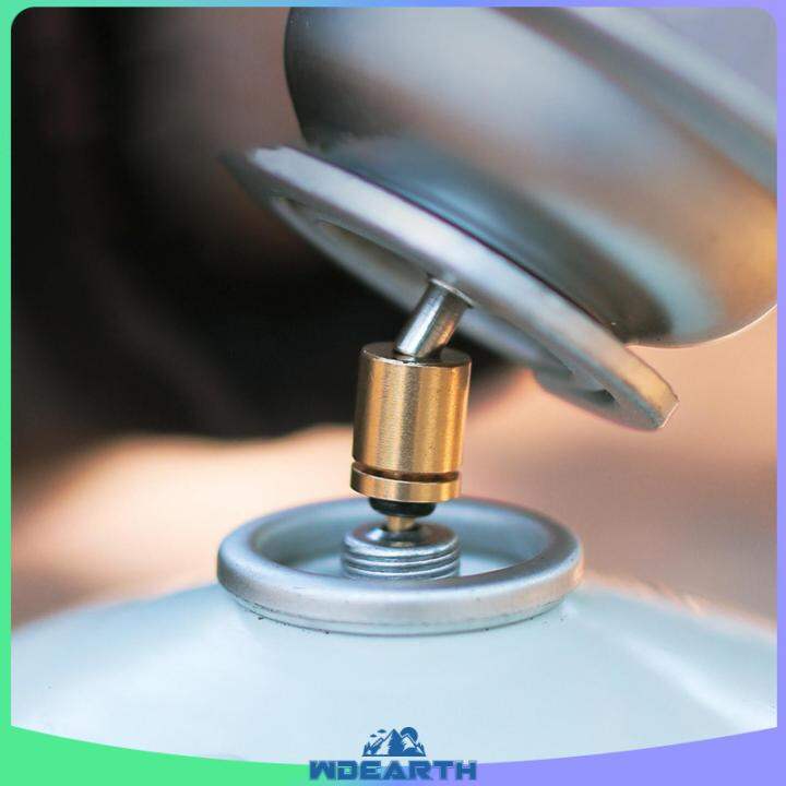 WDEarth Gas Refill Adapter Inflate Gas Canister Accessories Brass for ...