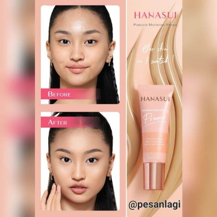 HANASUI PORELESS MATTIFYING PRIMER | Lazada Indonesia