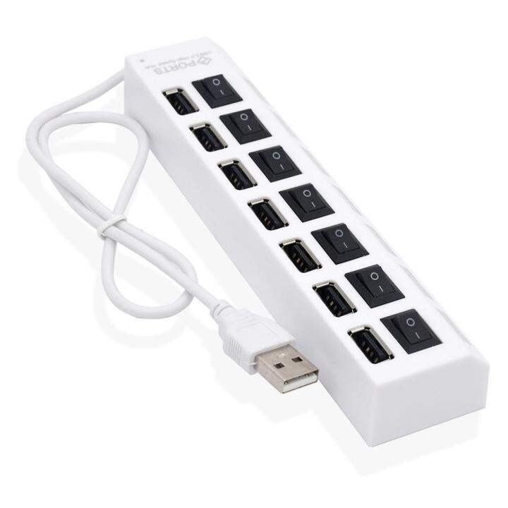 7-port Independent Switch HUB 7-port Hub Computer USB Splitter Seven ...