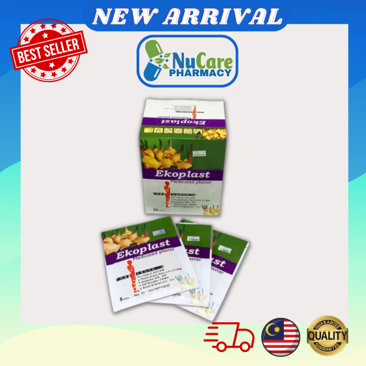 EKOPLAST GINGER MEDICATED PLASTER 5S PCK | Lazada