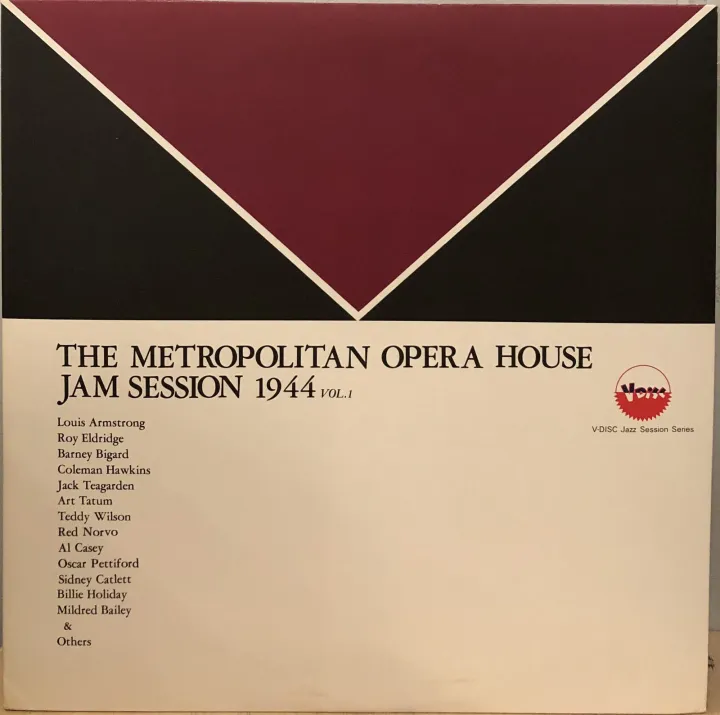 Vol. 1 - The Metropolitan Opera House Jam Session (Jan. 26th 1944) | Vinyl LP Plaka The Grey ...