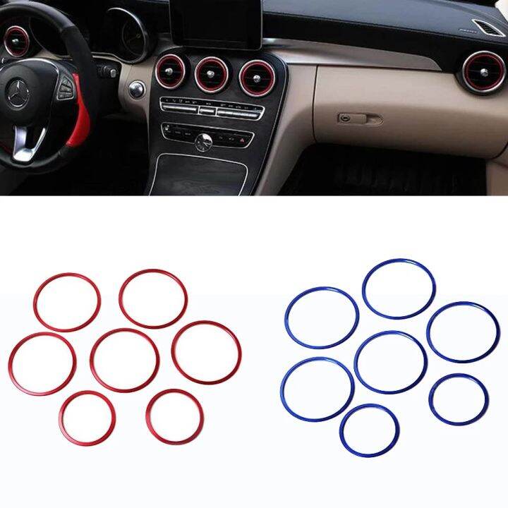 แต่งรถสติกเกอร์ฝาครอบช่องระบายอากาศเครื่องปรับอากาศแหวนเต้าเสียบไฟฟ้า ...