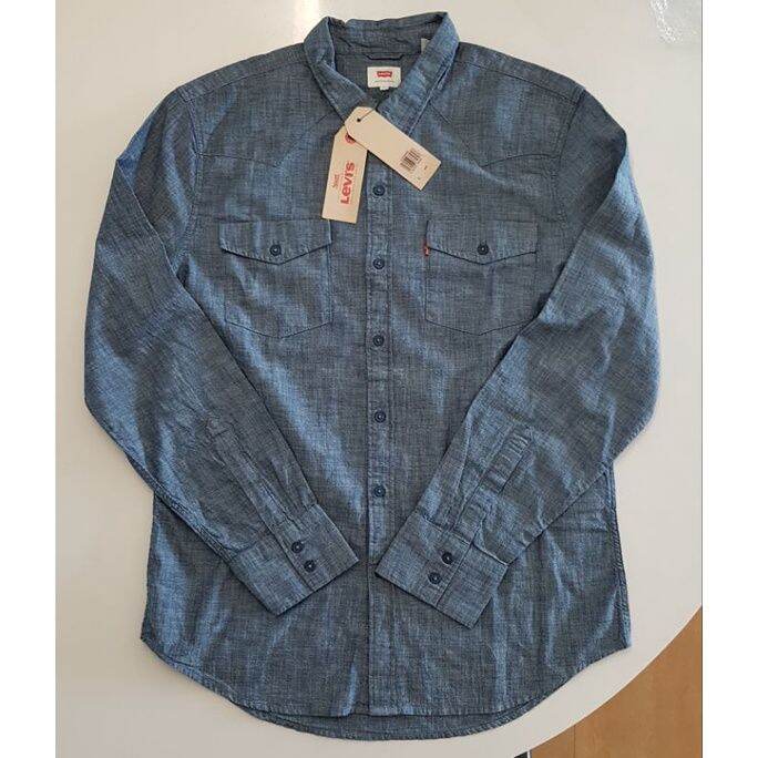 เสื้อเชิ๊ตผู้ชาย LEVI'S SHAMBRAY ( นำเข้าจาก SHOP USA ) เสื้อเชิ๊ต ...