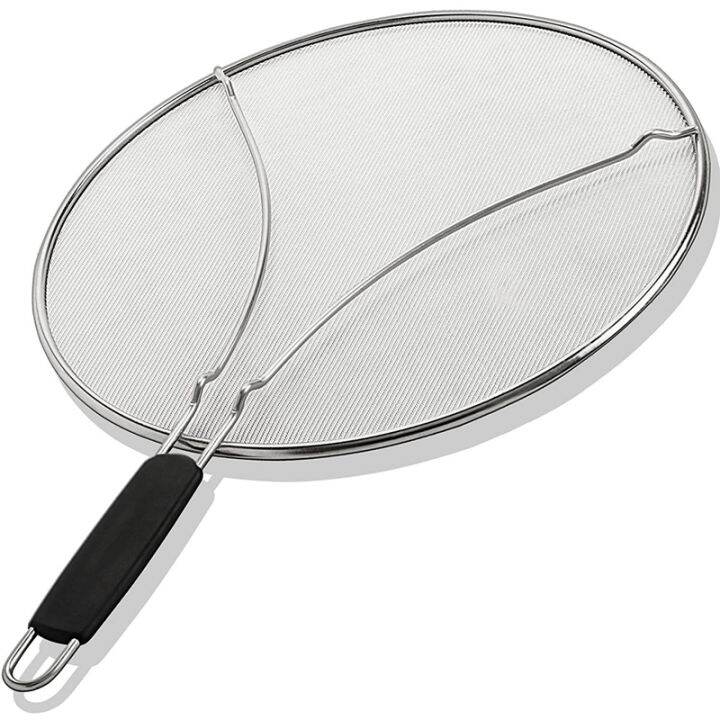 13 Inch Grease Splatter Screen for Frying Pan, Protects Skin From Burns ...