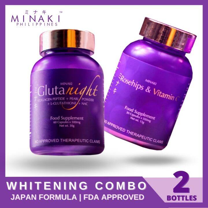 Factory direct sales Minaki Glutanight Glutathione with Collagen NAC ...