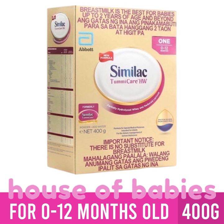 Similac TummiCare HW One 400g 0-12 Months Old Infant Formula | Lazada PH