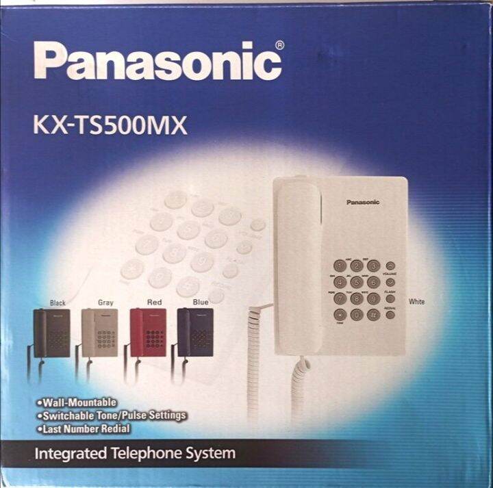 Single Line Telephone PANASONIC KX-TS500MX Integrated System | Lazada Indonesia
