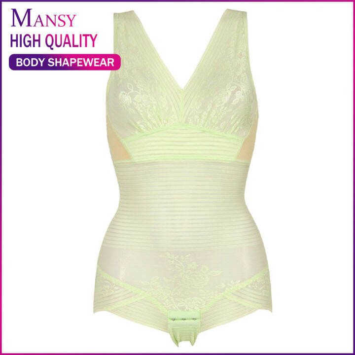 Mansy ผู้หญิงศัลยกรรมรูปร่าง One ชิ้นชุดชั้นในลูกไม้บางไร้รอยต่อหลัง ...