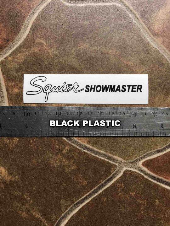 Squier Showmaster Sticker Tempel Headstock Gitar Classic Vibe Bullet ...