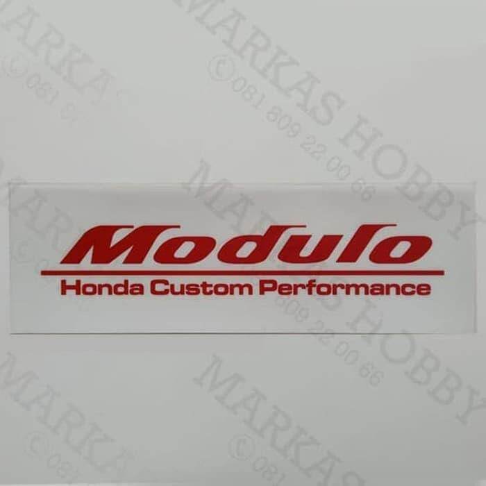 Stiker / Sticker Honda Modulo Official Tempel Dalam | Lazada Indonesia