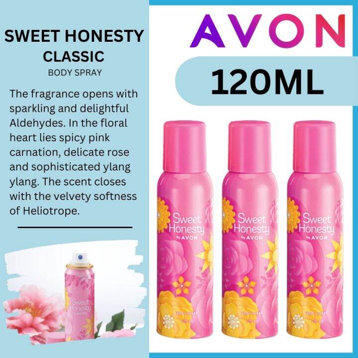 AVON Sweet Honesty Classic Body Spray 120ml | Lazada PH