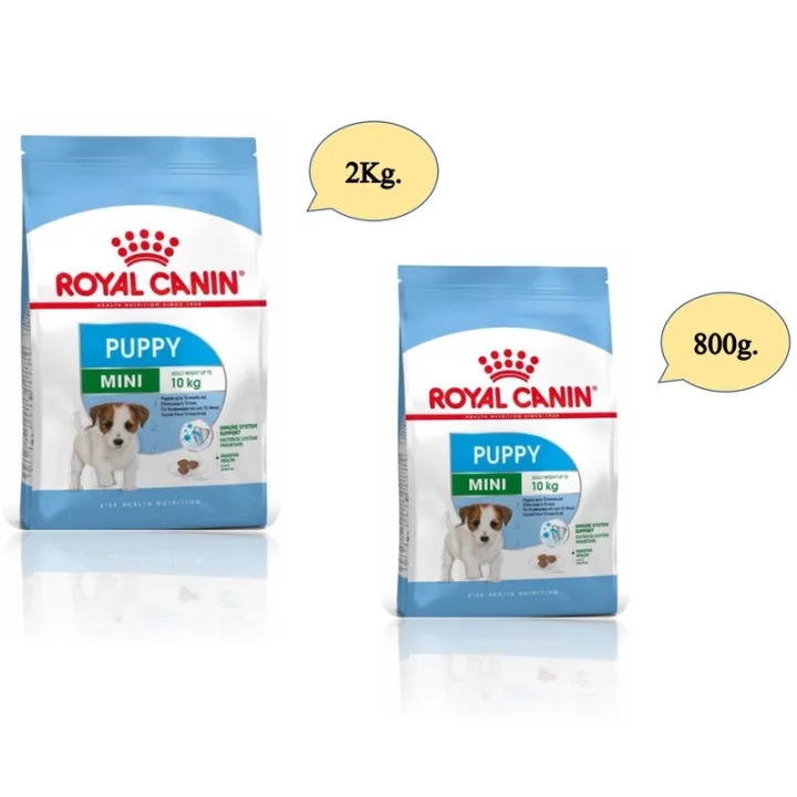 Royal Canin Puppy Mini โรยัล คานิน อาหารสุนัขแบบเม็ด สำหรับลูกสุนัขพันธุ์เล็ก 800g / 2Kg (สินค้า ...