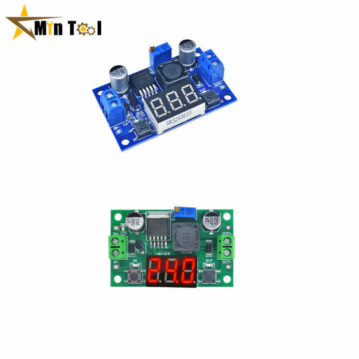 LM2596 Buck Power Converter 3A DC-DC Voltage Adjustable Step Down Module 4.0~40V to 1.25-37V ...
