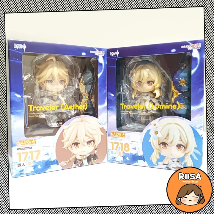 Nendoroid Traveler (Aether) & 1718 Nendoroid Traveler (Lumine ...
