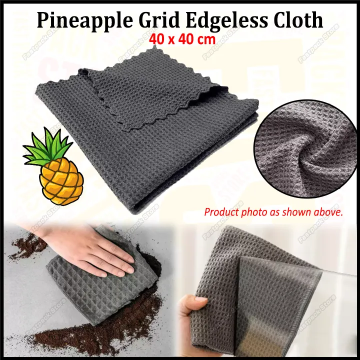 🍍 Pineapple Grid Edgeless Cloth Waffle Weave Cloth Cleaning Towel Car ... 🍍 Pineapple Grid Edgeless Cloth Waffle Weave Cloth Cleaning Towel Car ...