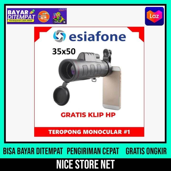 BUSHNELL Monocular 16x52 Focus & Zoom Lens - Teropong Monokular ...