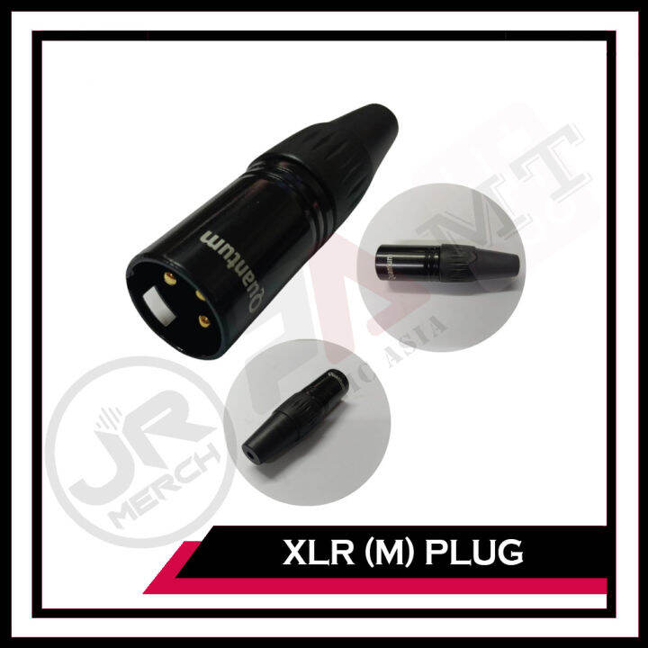 Quantum XLR Cable Connector Male 3 Pole Metal (QXLRM) Sold per pc | Lazada PH