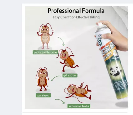 KJ INSECTICIDAL AEROSOL SPRAY INSECTICIDE MOSQUITO KILLER 750ML 1PC ...