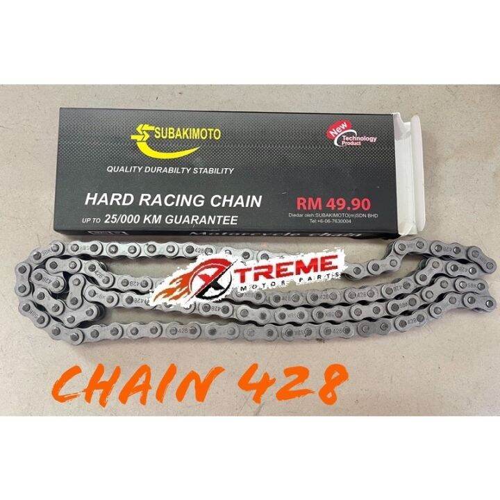 CHAIN RANTAI 428 ONLY MOTOR MOTORCYCLE 428 96 / 108 / 110 / 114 / 120 ...