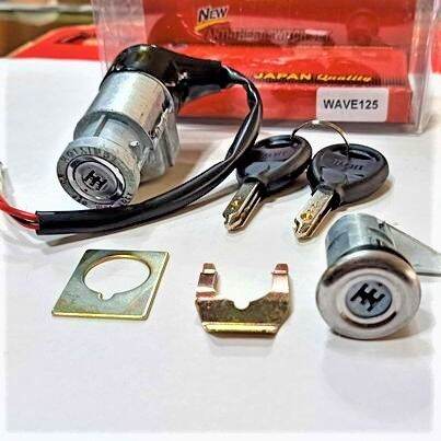 MOTORCYCLE IGNITION SWITCH/KEY SET WAVE125 | Lazada PH