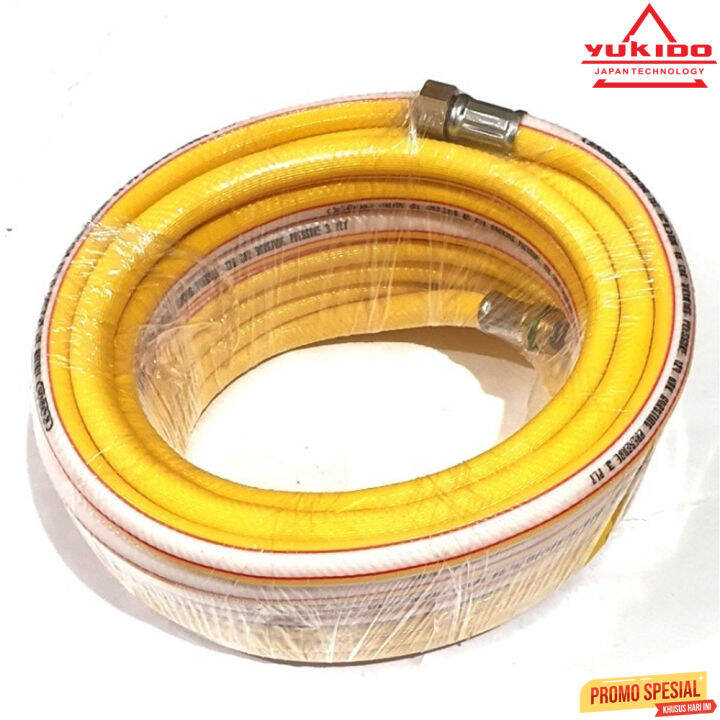 Selang Angin Kompresor 10 Meter paling awet / Compressor Spray Hose 10M ...