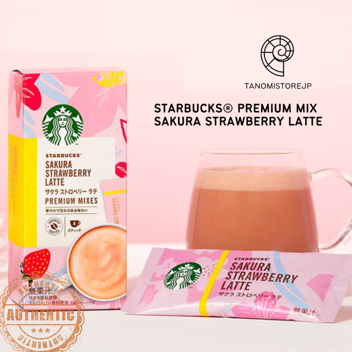 JAPAN Starbucks Premium Mix Sakura Strawberry Latte [Limited Edition ...