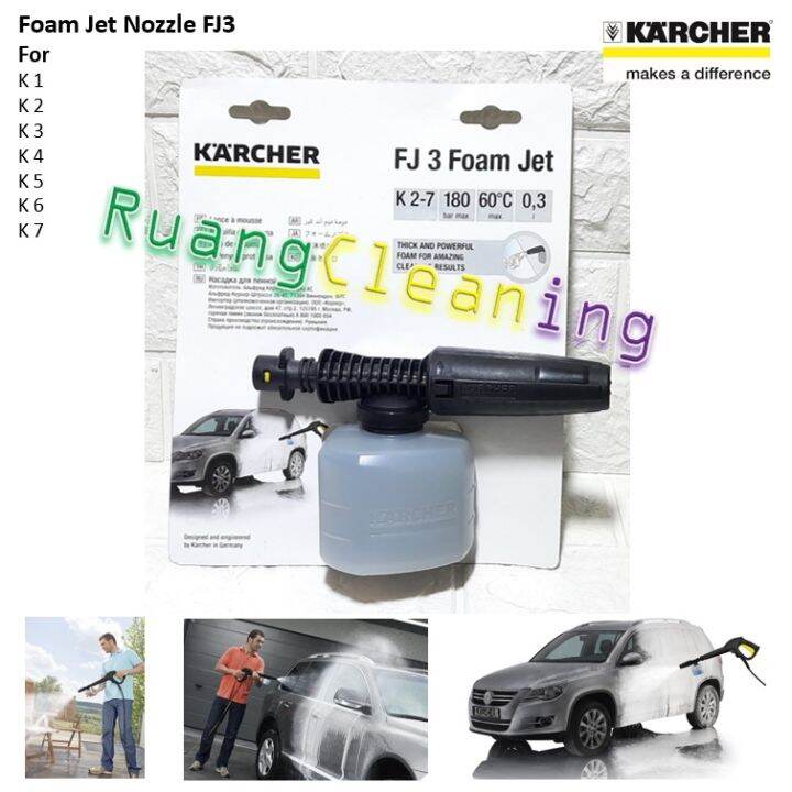 Karcher Foam Jet Nozzle Busa Salju FJ3 for K1 K2 K3 K4 K5 Snow Foam ...