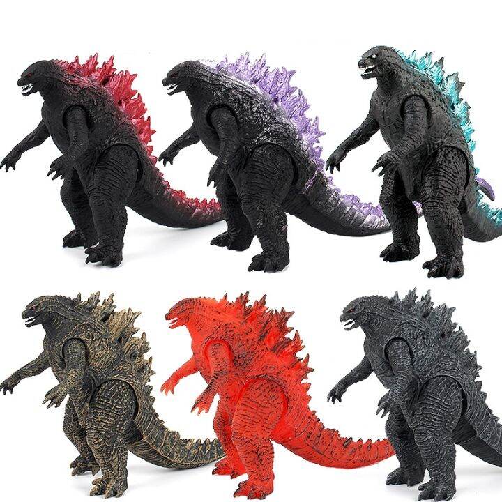 6 Styles King Kong Vs Godzilla Anime Figurines 14.5cm Nuclear Godzilla ...