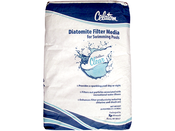 Celatom Diatomite USA D.E. Powder, 50 lbs (22.7kg) for Swimming Pool ...