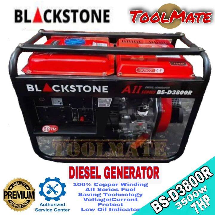 Generator Blackstone DIESEL BS-D3800R 3500w 7HP 4stroke Marine Diesel ...