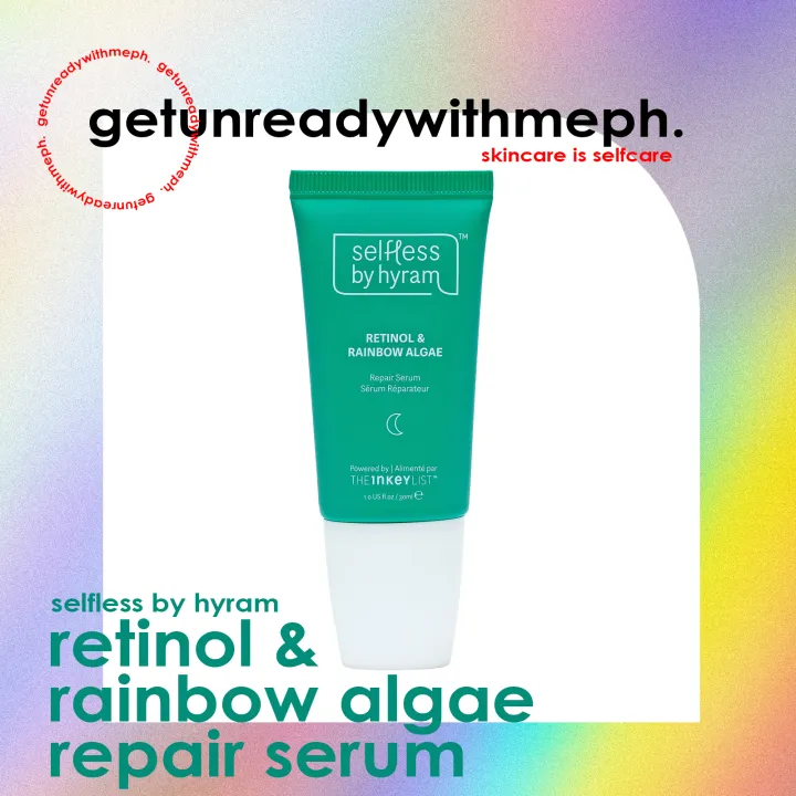 Selfless by Hyram - Retinol & Rainbow Algae Repair Serum 30ml | Lazada PH