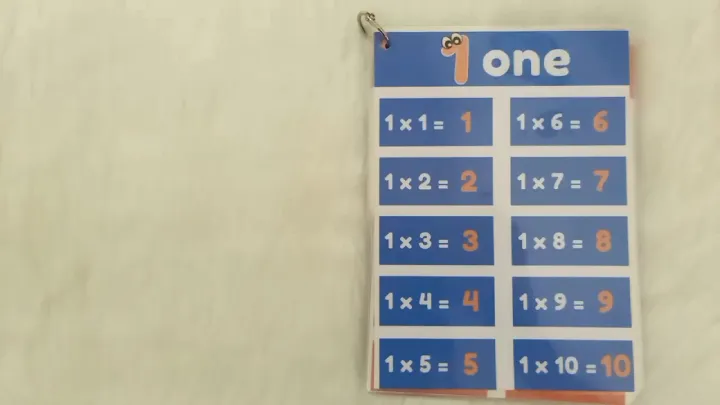 LAMINATED MULTIPLICATION FLASHCARDS | Lazada PH